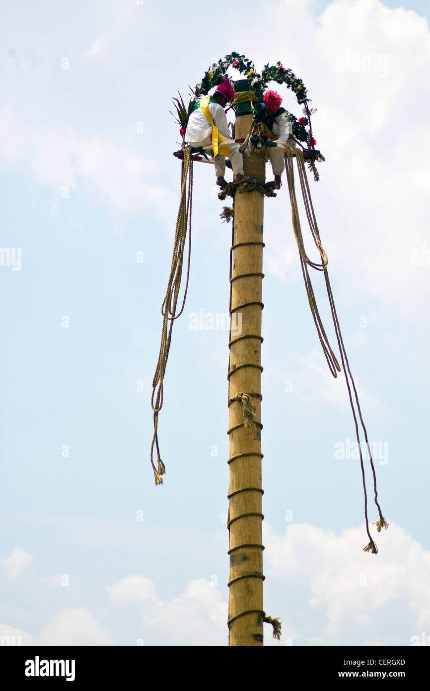 Dance of the Flyers or Pole Flying (Danza de los Voladores de Papantla ...