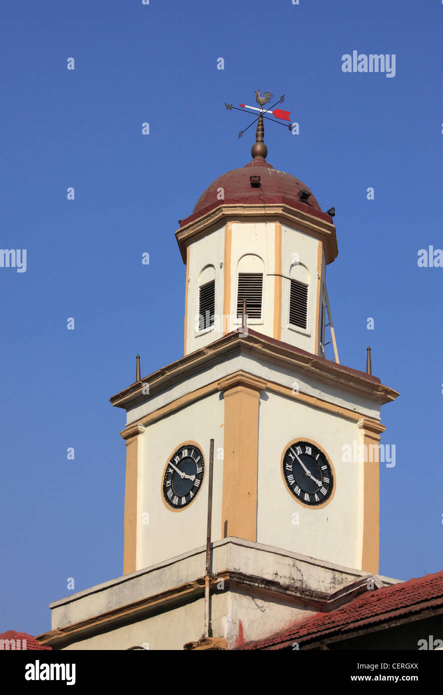 India, Maharashtra, Mumbai, Old Customs House, Clock Tower Stock Photo ...