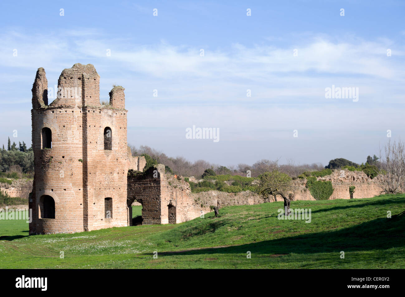 Circus of Maxentius (Circo di Massenzio) ruins along the Appian Way ...