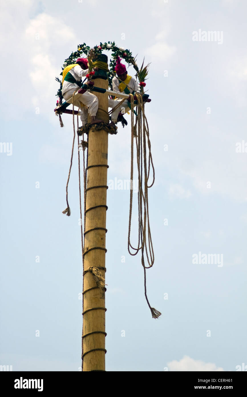 Dance of the Flyers or Pole Flying (Danza de los Voladores de Papantla ...
