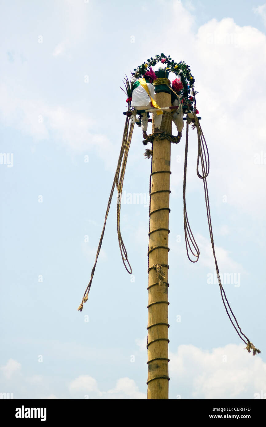 Dance of the Flyers or Pole Flying (Danza de los Voladores de Papantla ...