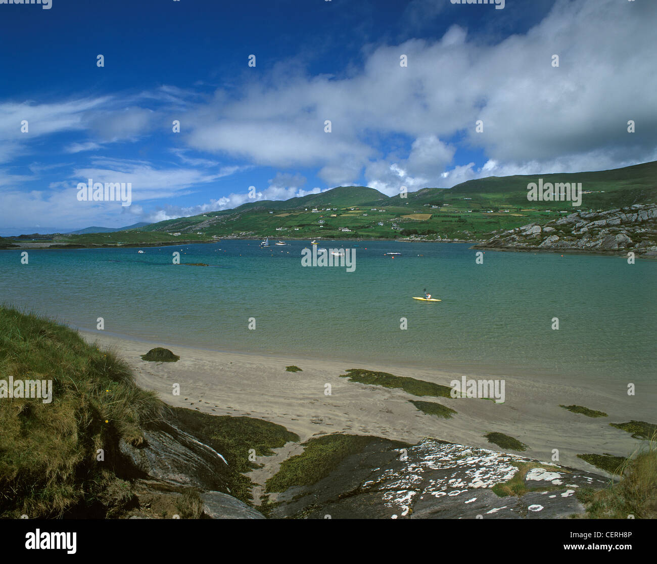 A beach in Derrynane Bay Stock Photo - Alamy