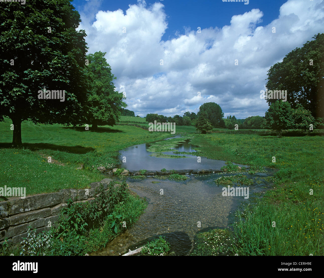Meadowstream at Hughendon Estate Stock Photo - Alamy