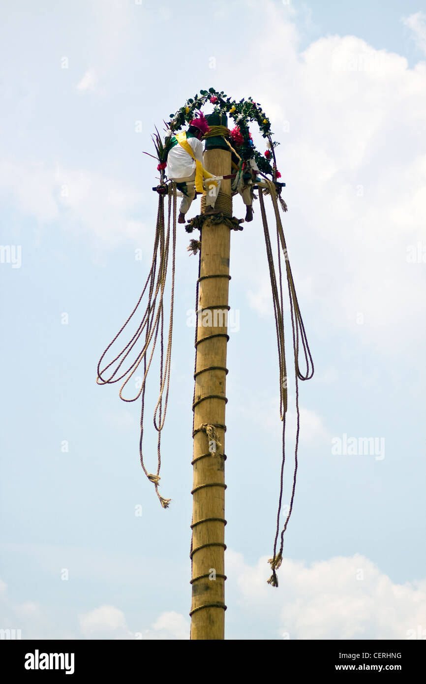 Dance of the Flyers or Pole Flying (Danza de los Voladores de Papantla ...