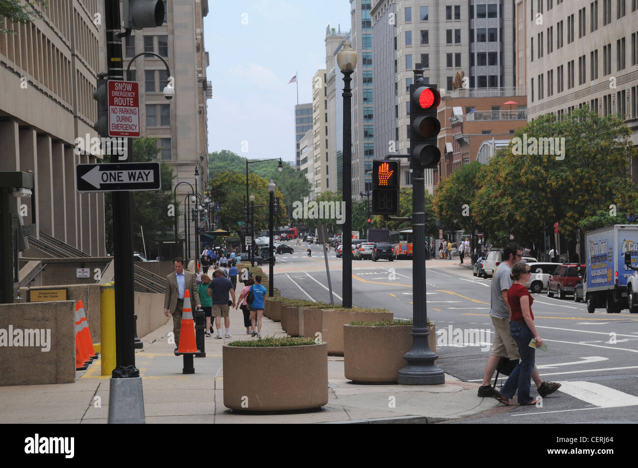 Street in Washington, DC Stock Photo - Alamy
