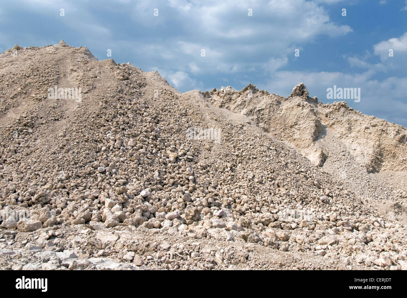 a mound of gravel for construction Stock Photo - Alamy
