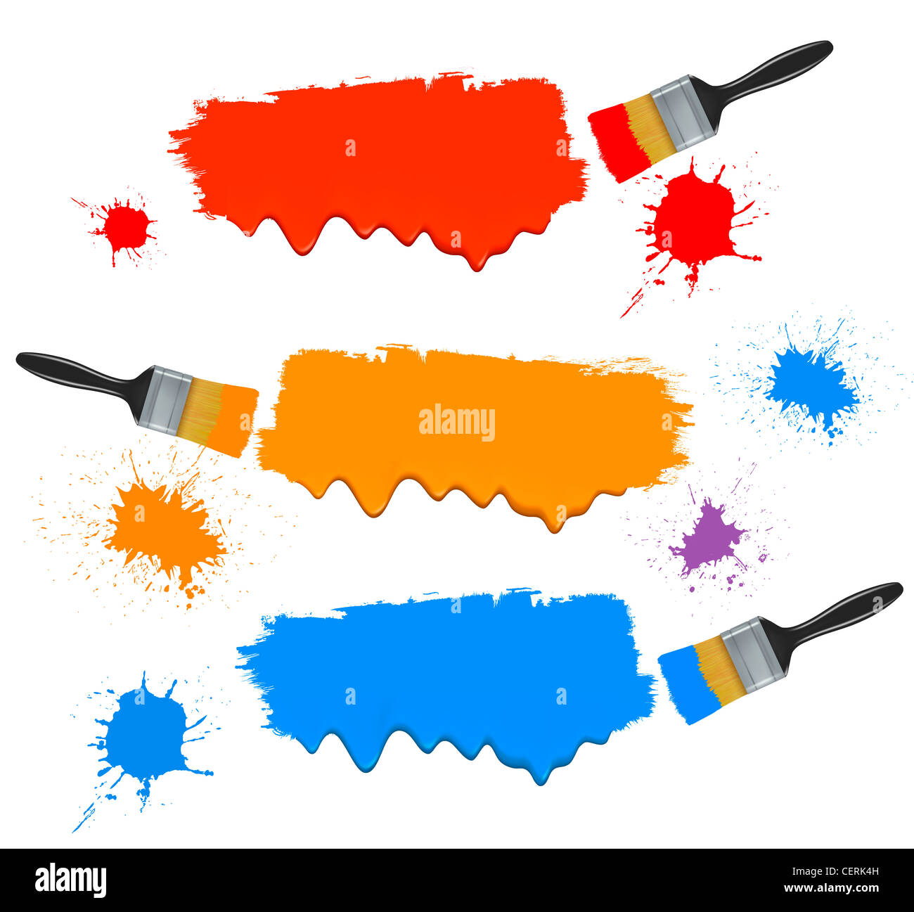 Blue roll up banner Cut Out Stock Images & Pictures - Alamy