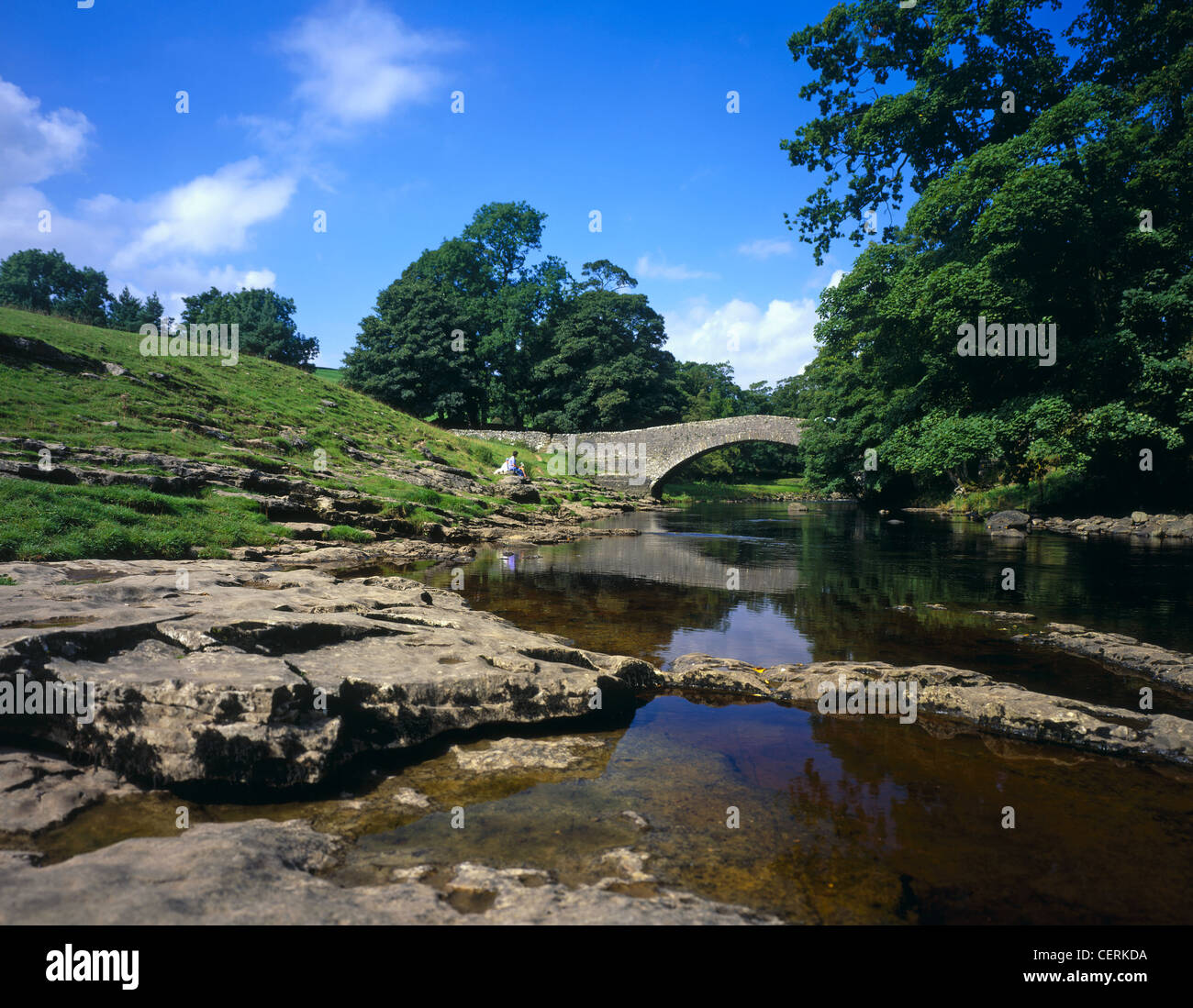 Stainforth Bridge across the River Ribble Stock Photo - Alamy