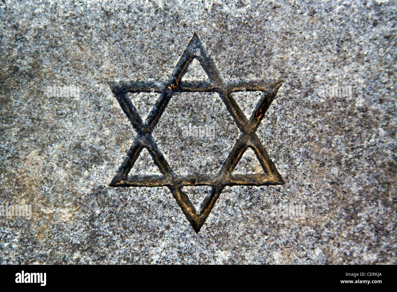 Star of david headstone hi-res stock photography and images - Alamy