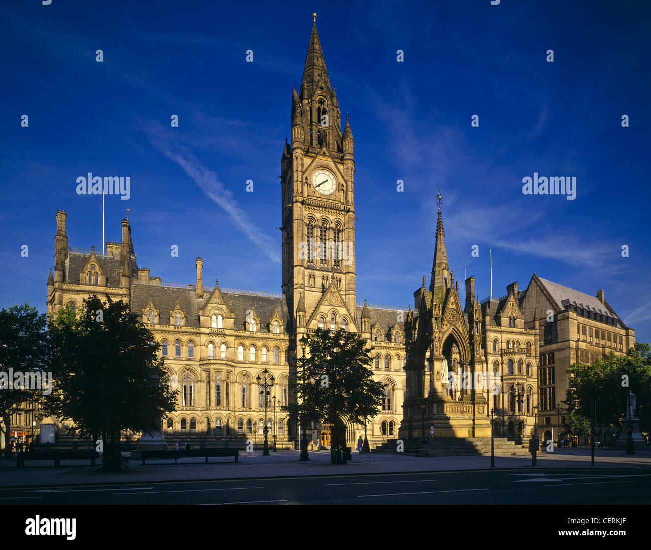 A view to Manchester Town Hall Stock Photo - Alamy