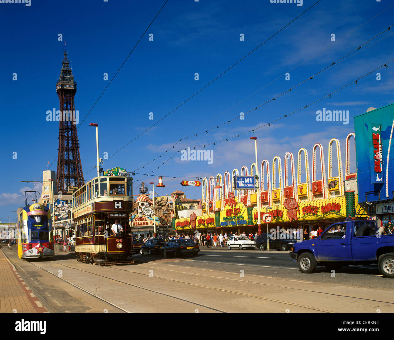 Tram and tower hi-res stock photography and images - Alamy