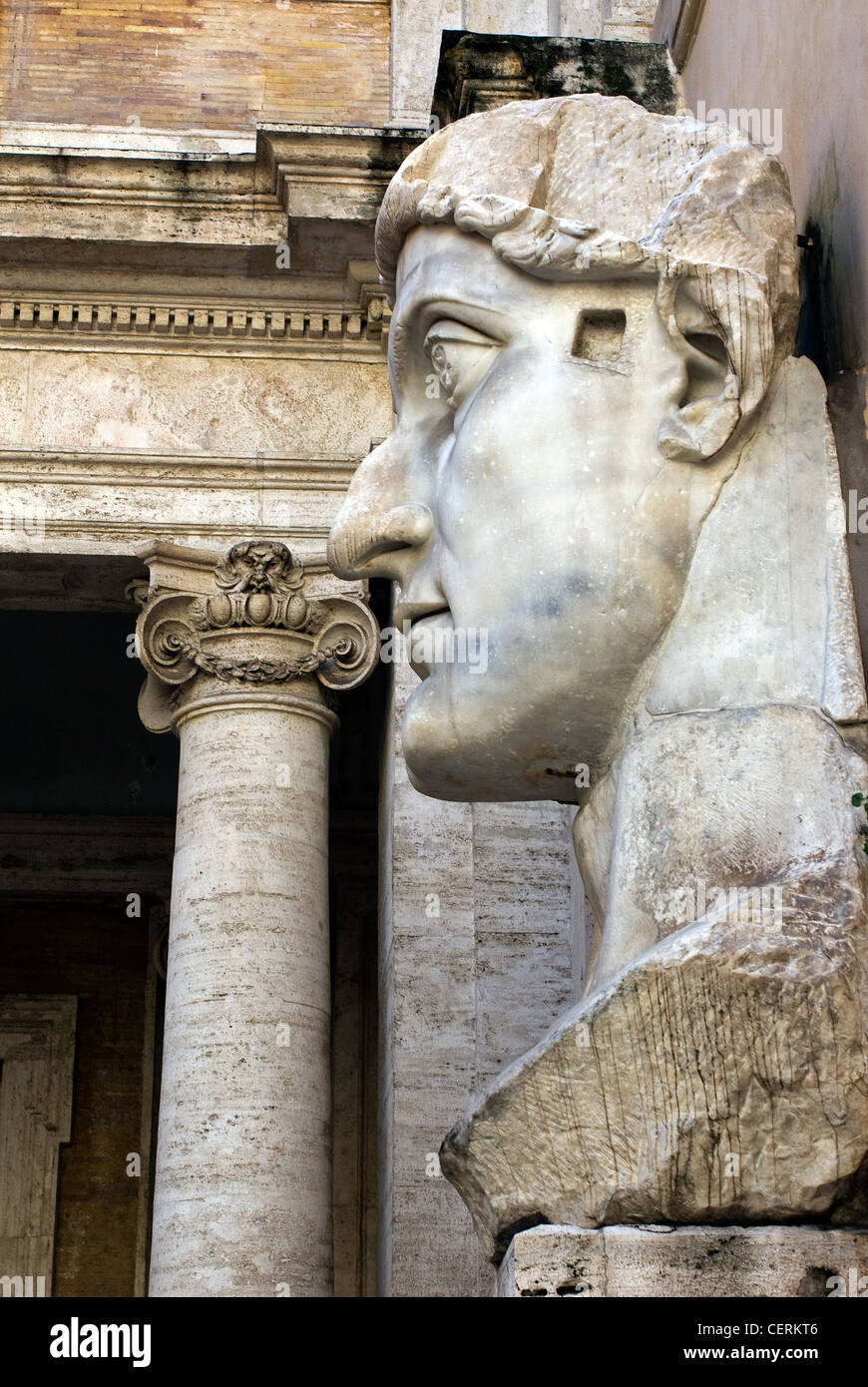Colossal head of constantine hi-res stock photography and images - Alamy
