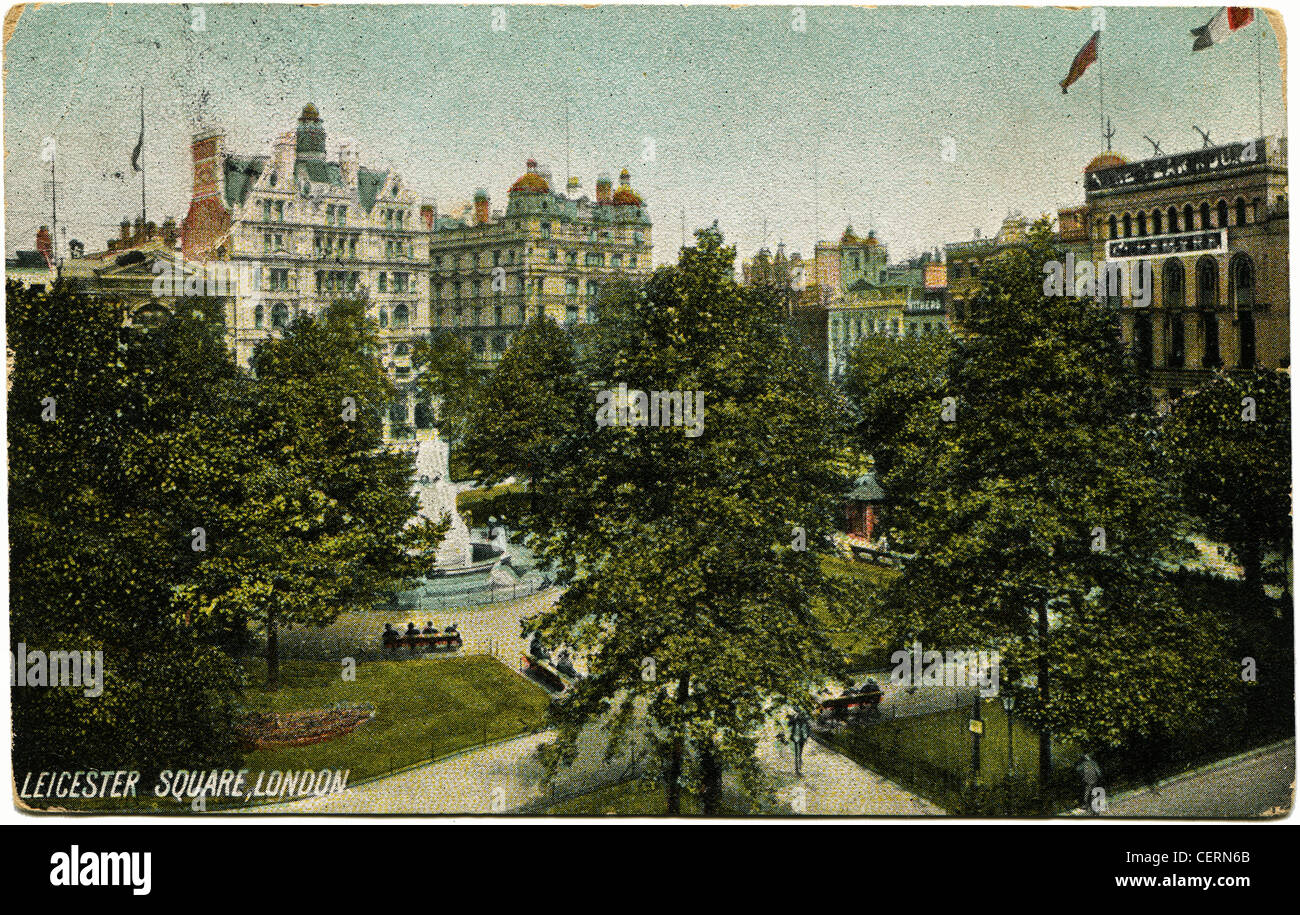 UNITED KINGDOM - CIRCA 1907: Reproduction of antique postcard shows ...