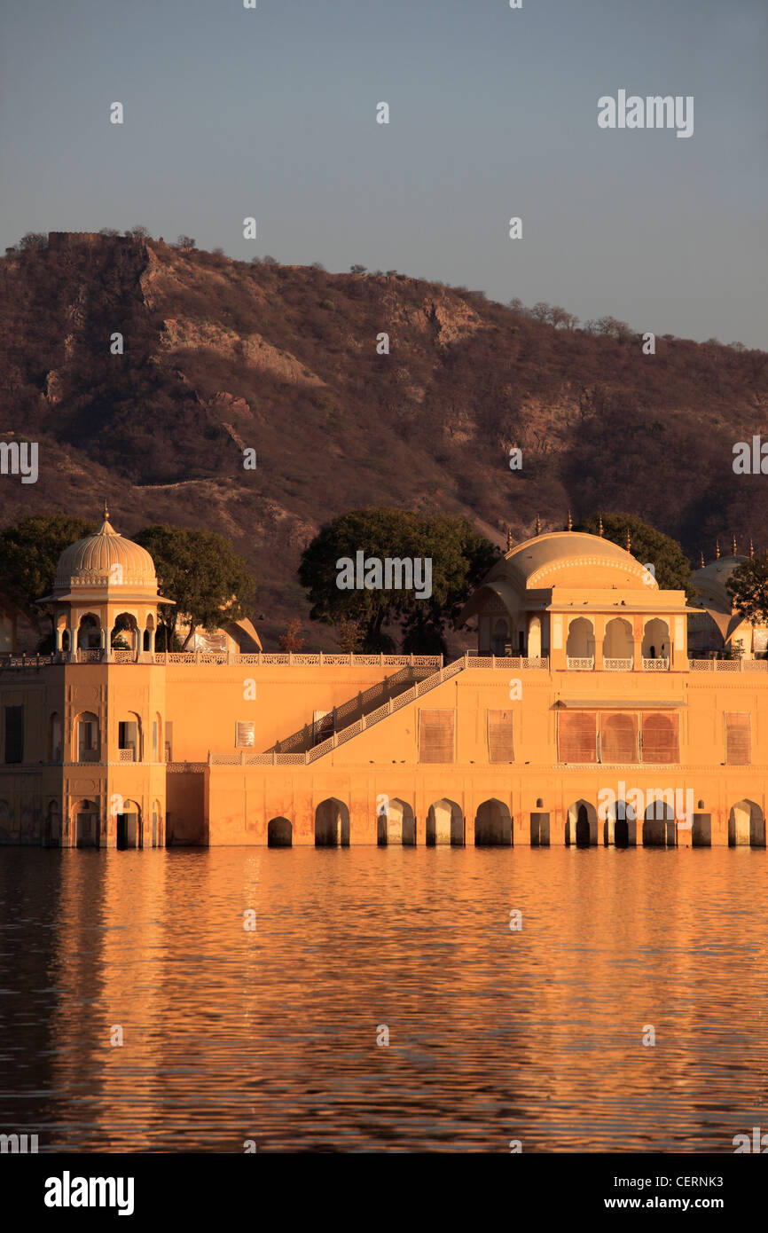 India, Rajasthan, Jaipur, Jal Mahal, Water Palace, Man Sagar Lake Stock ...