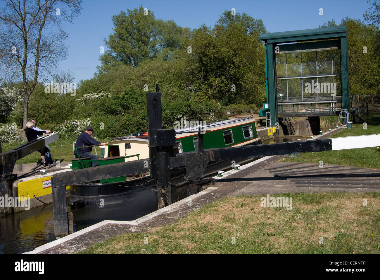 White Mills Lock River Nene Stock Photo - Alamy