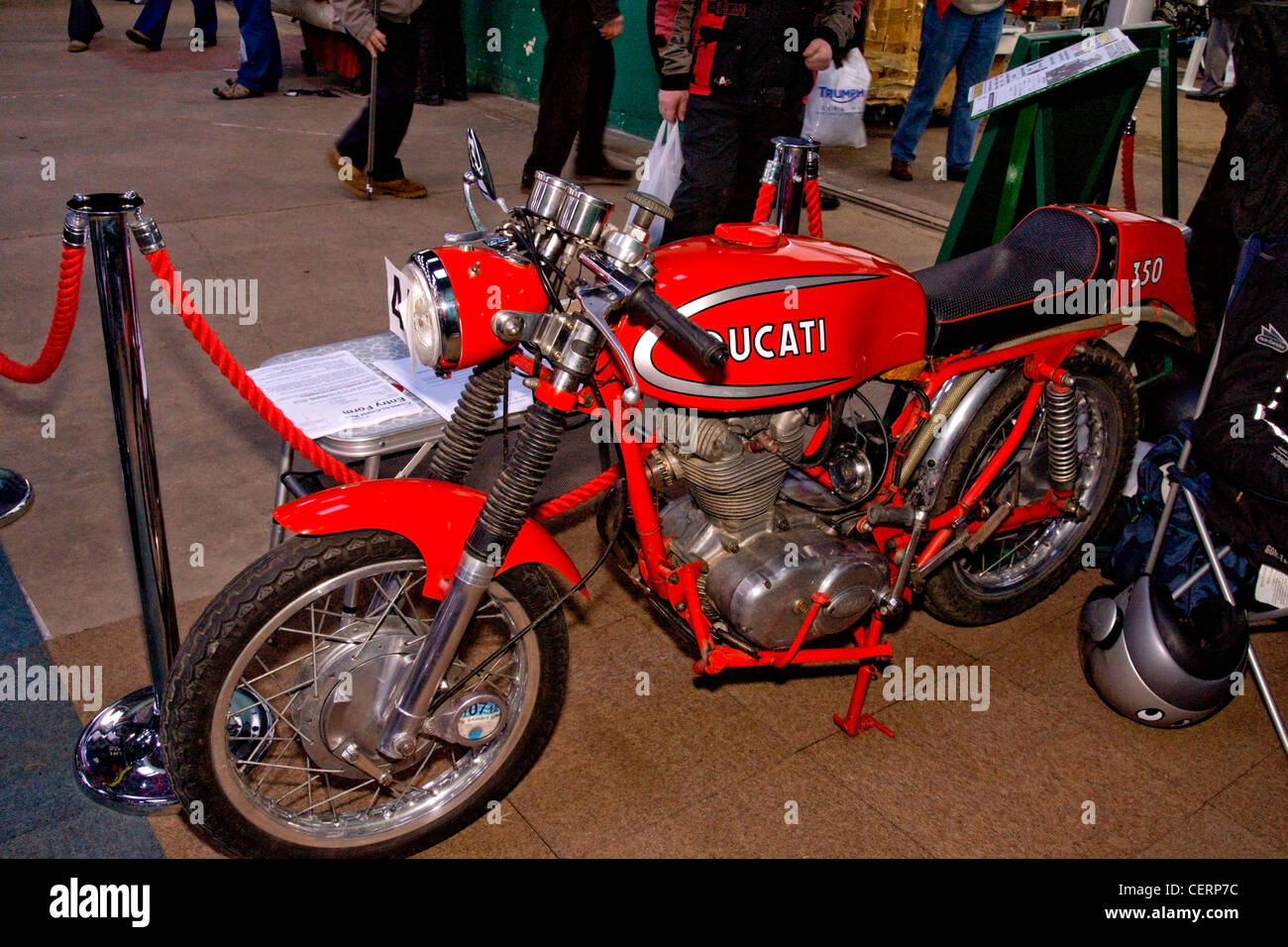 Ducati 350 Single at the Classic bike show Stock Photo - Alamy