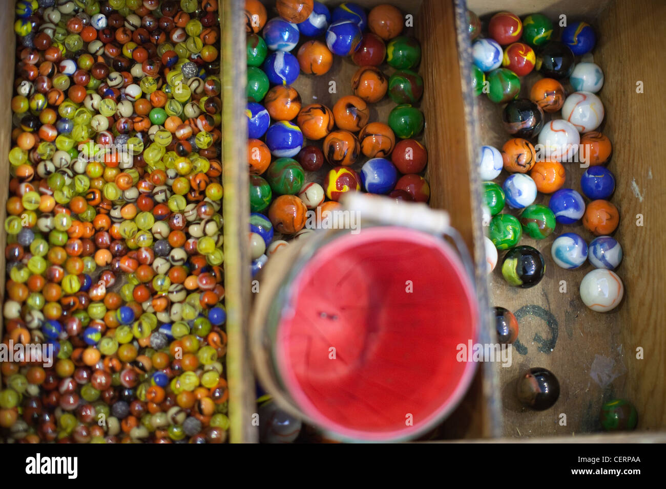 Collection of glass marbles Stock Photo - Alamy