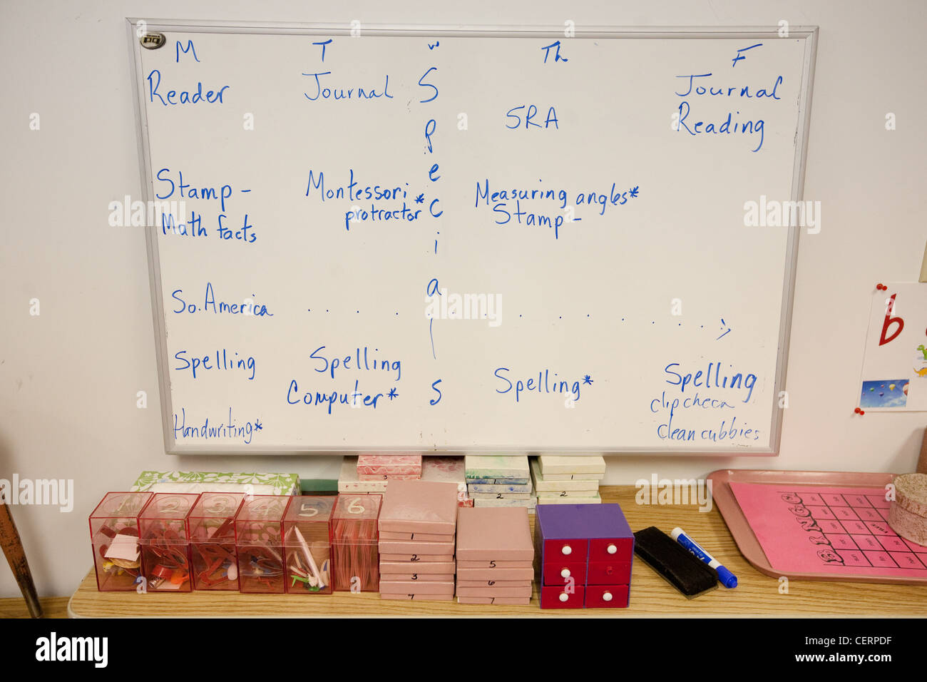 Homework planner child hi-res stock photography and images - Alamy