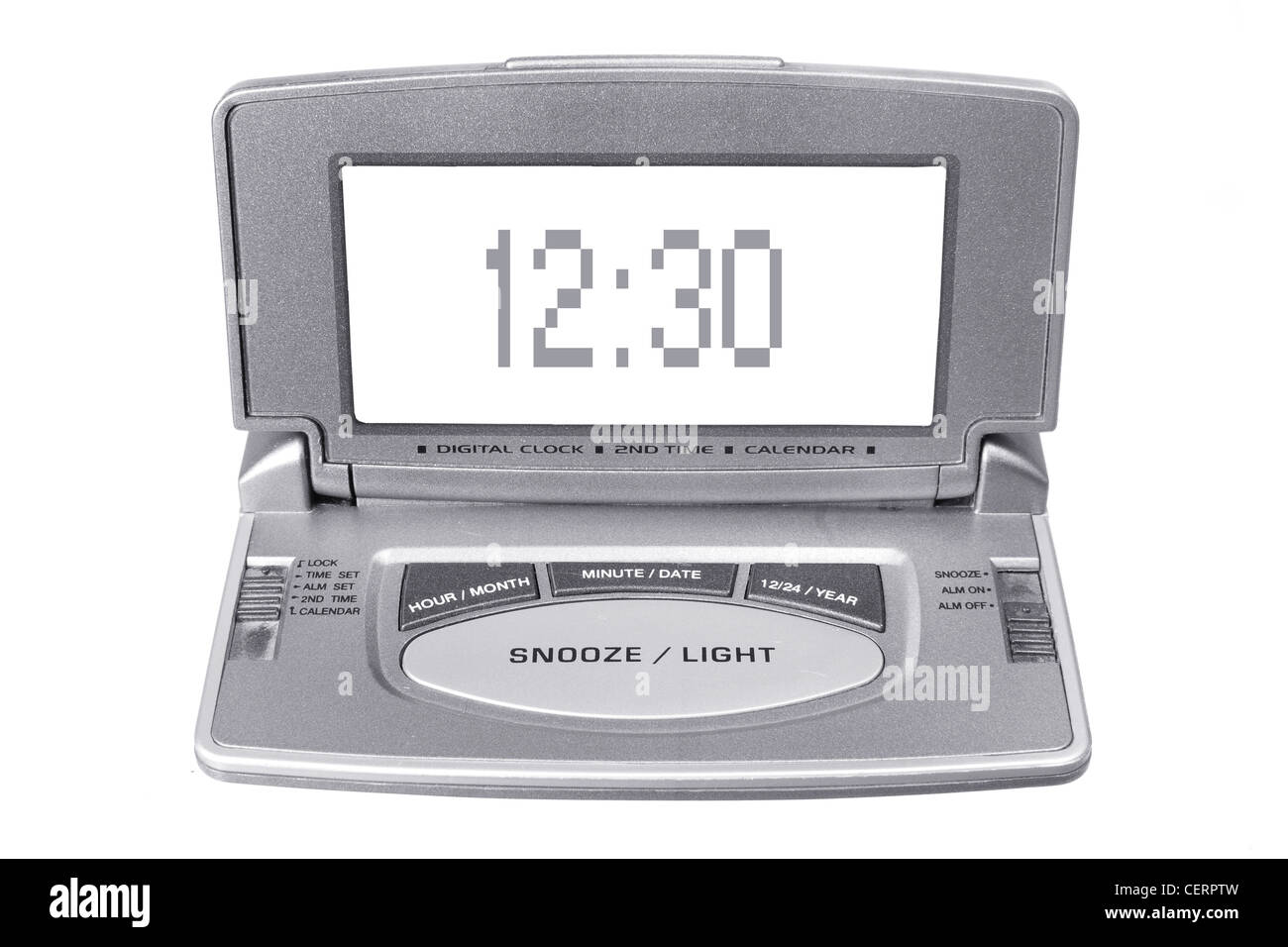 Digital Alarm Clock Stock Photo - Alamy