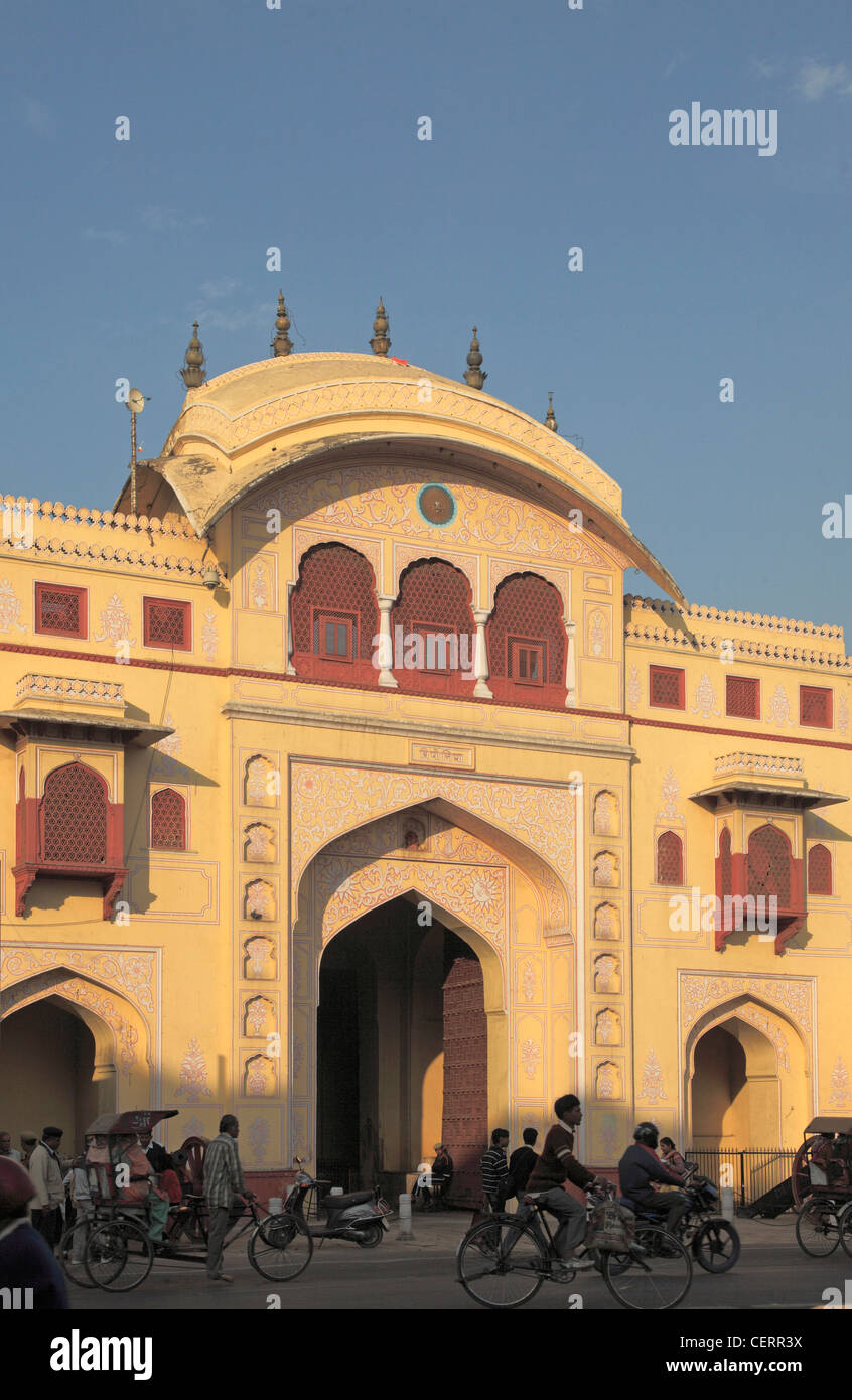 India, Rajasthan, Jaipur, City Palace, gate Stock Photo - Alamy