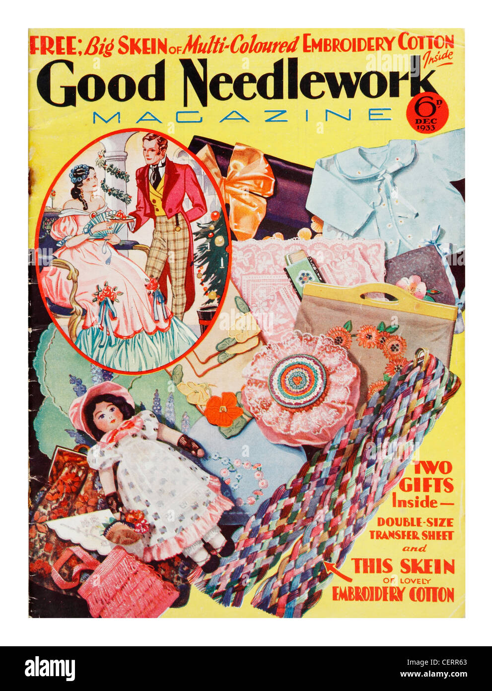 1930s Needlework Magazine Good Needlework Needlewoman. Embroidery ...