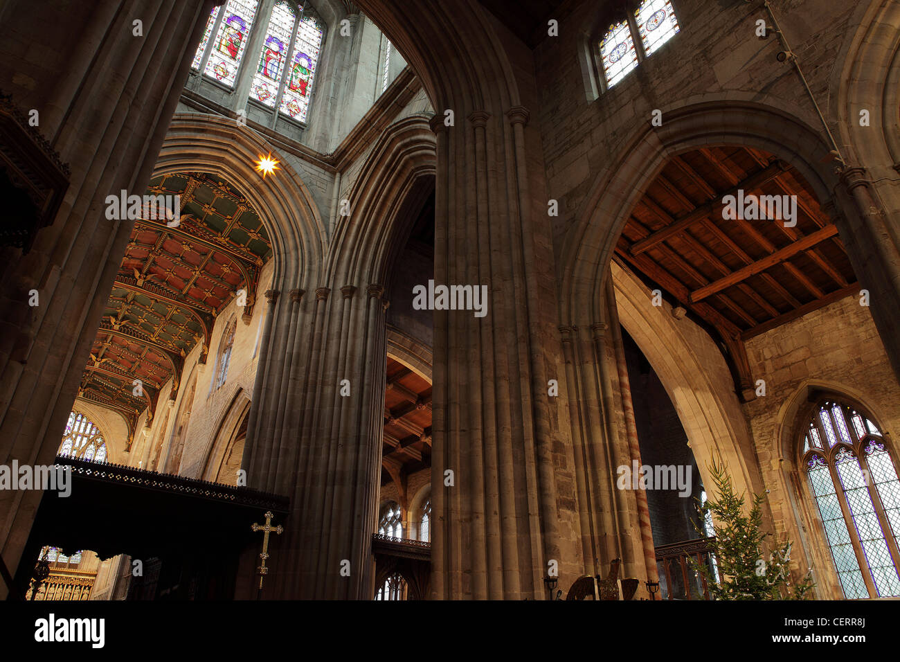 St Lawrence's Church in Ludlow, Shropshire. One of 19 related images of ...