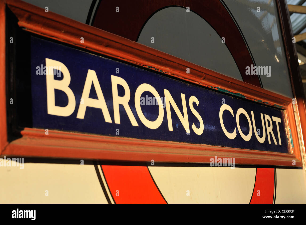 Barons Court Underground Station Stock Photos & Barons Court ...