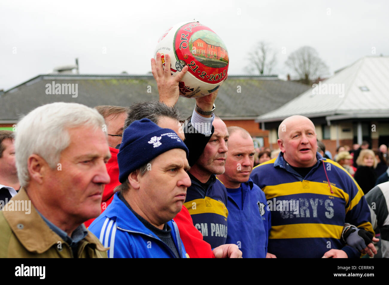 Royal ashbourne shrovetide football hi-res stock photography and images ...
