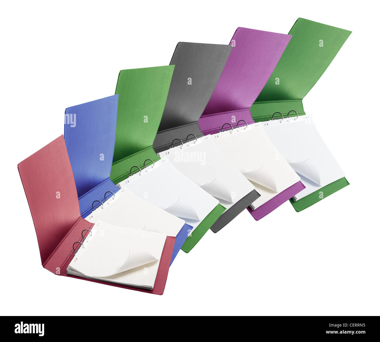 Office paperwork folders Cut Out Stock Images & Pictures - Alamy