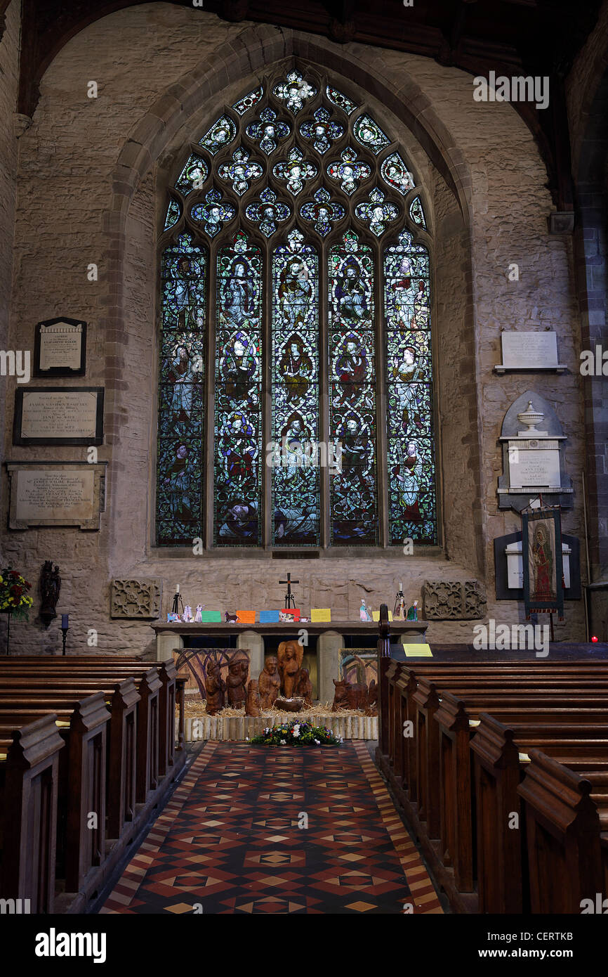 St Lawrence's Church in Ludlow, Shropshire. One of 19 related images of ...
