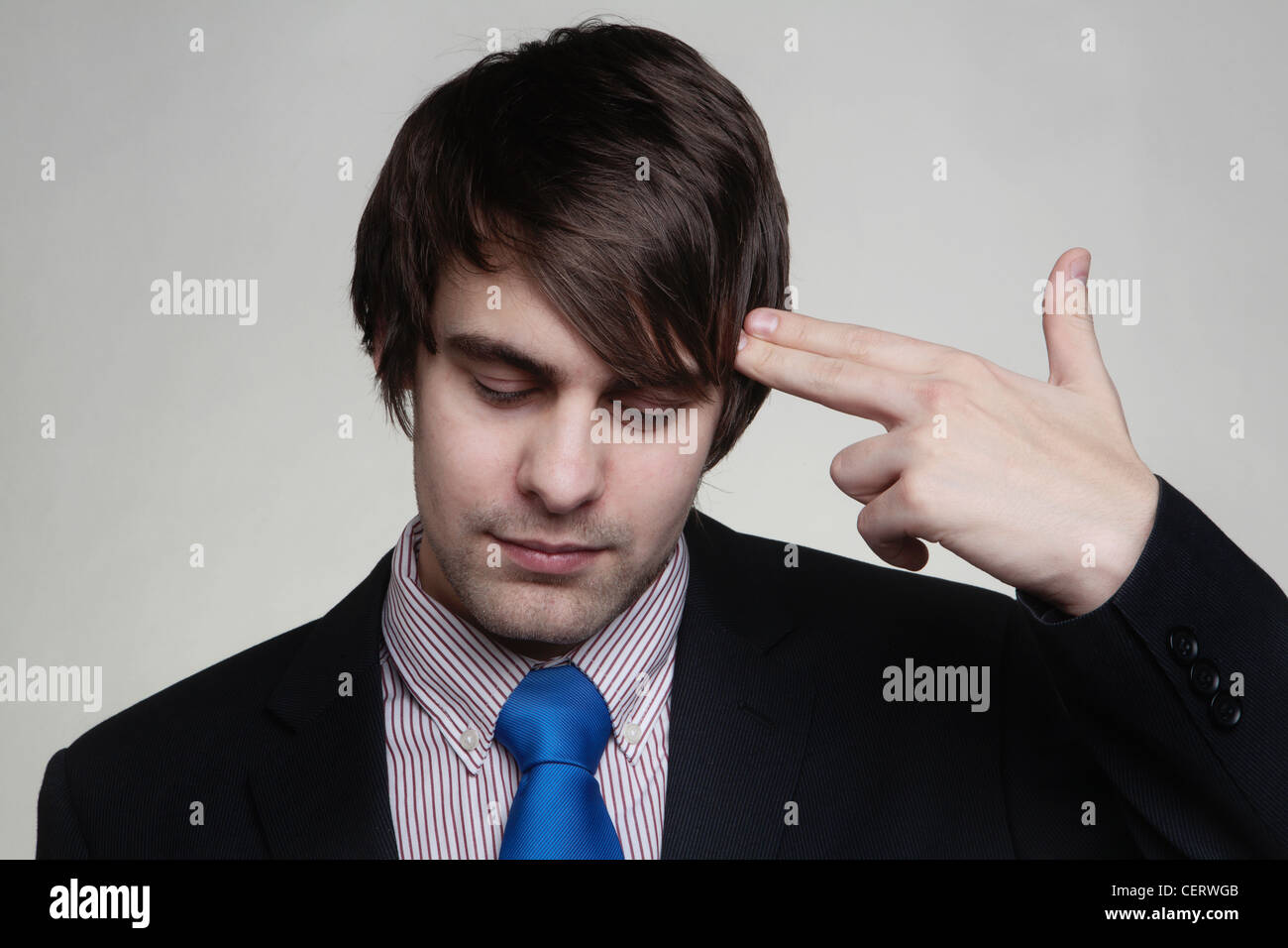Gun to own head hi-res stock photography and images - Alamy