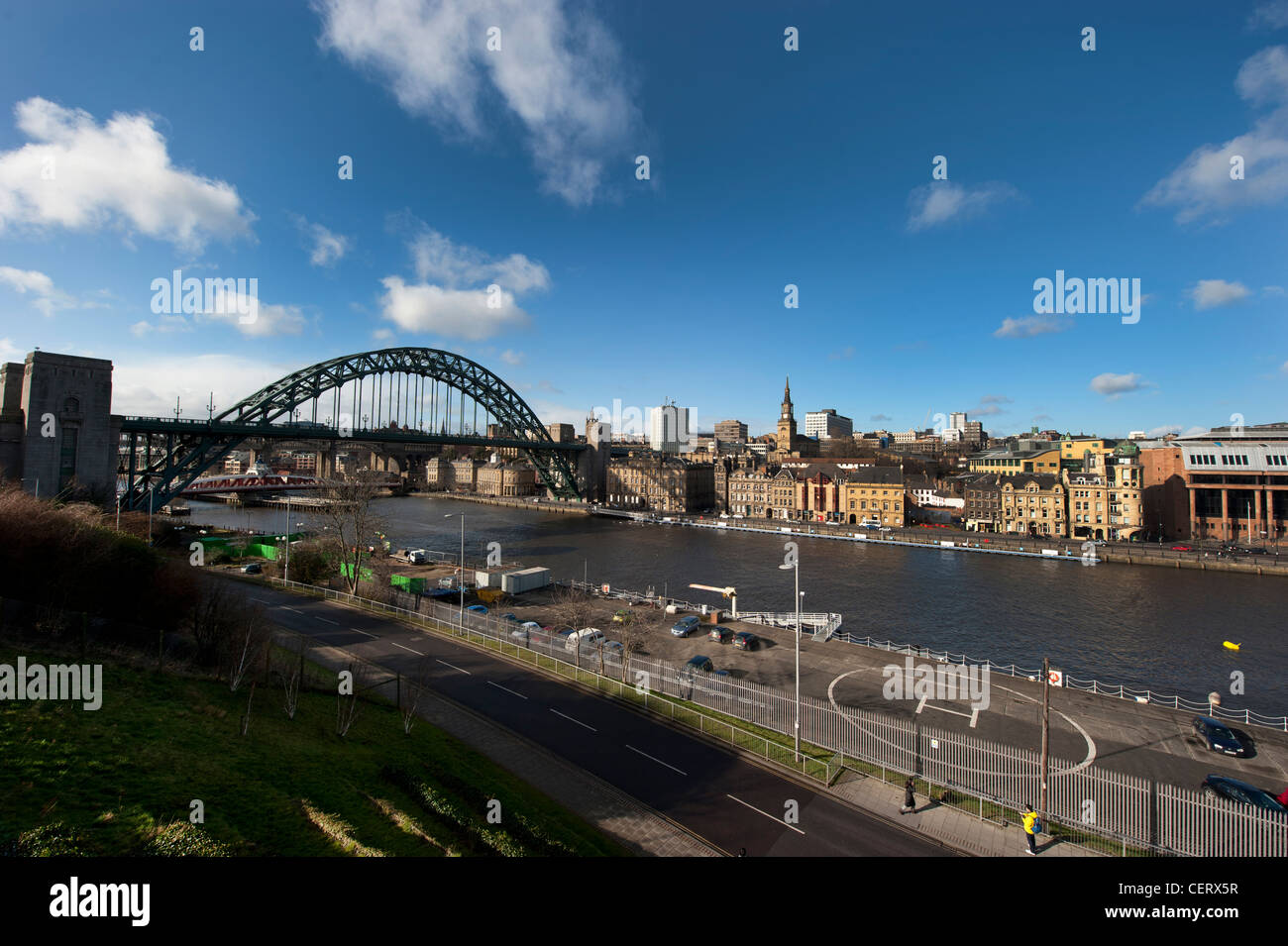 Bridges over the River Tyne Newcastle Stock Photo - Alamy
