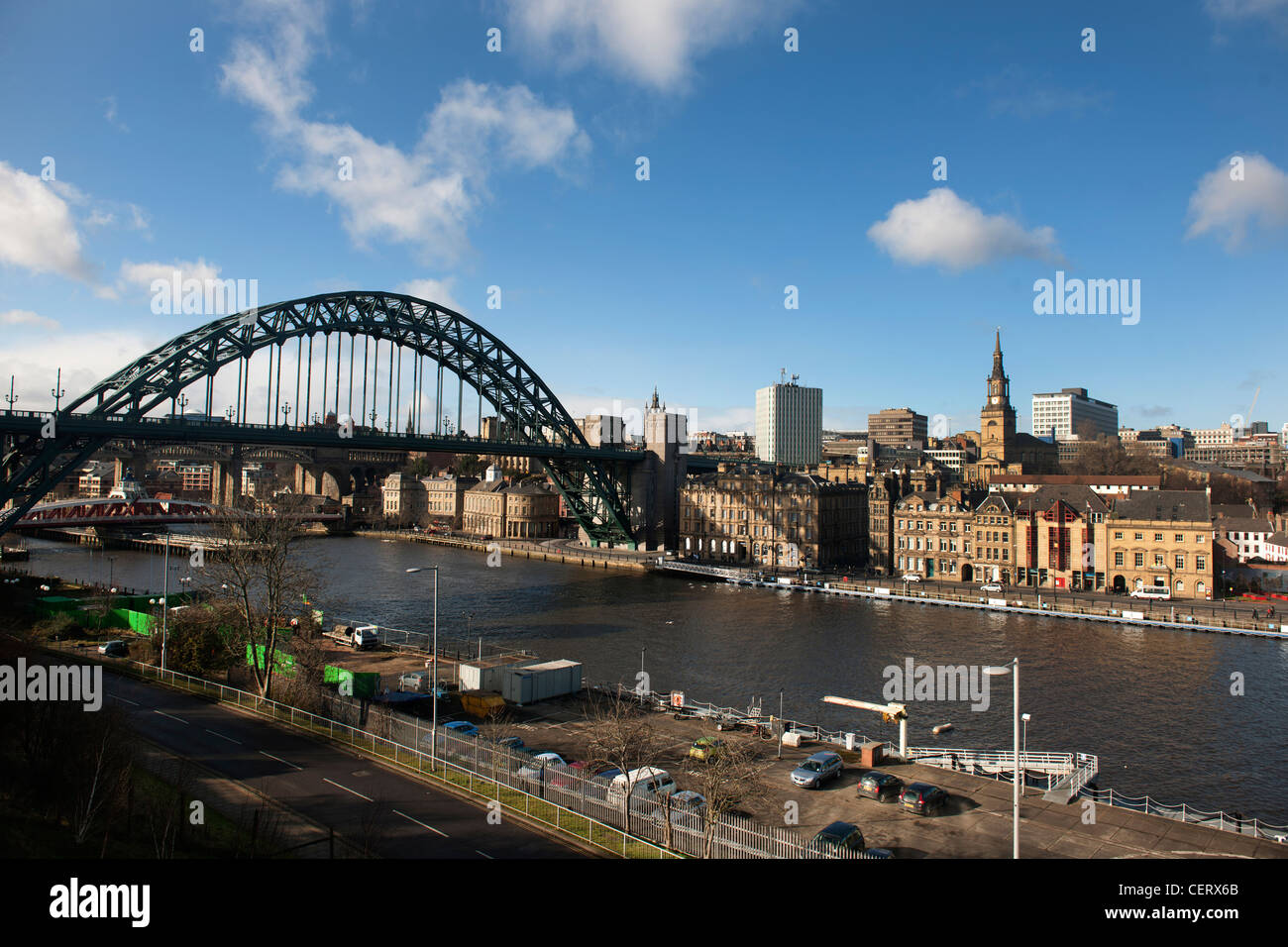 Bridges over the River Tyne Newcastle Stock Photo - Alamy