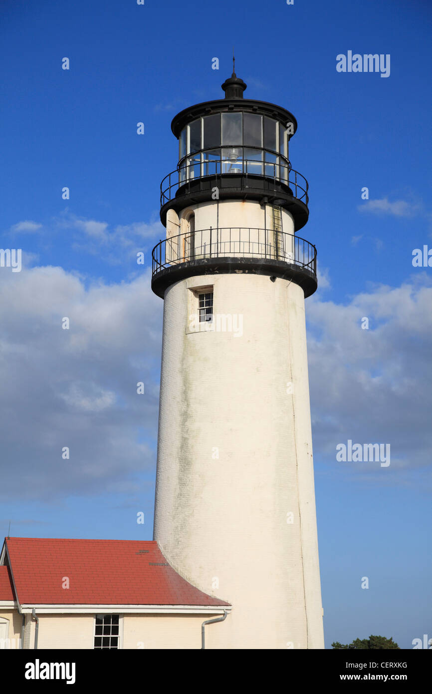 Cape Cod Highland Lighthouse, Highland Light, Cape Cod, North Truro ...