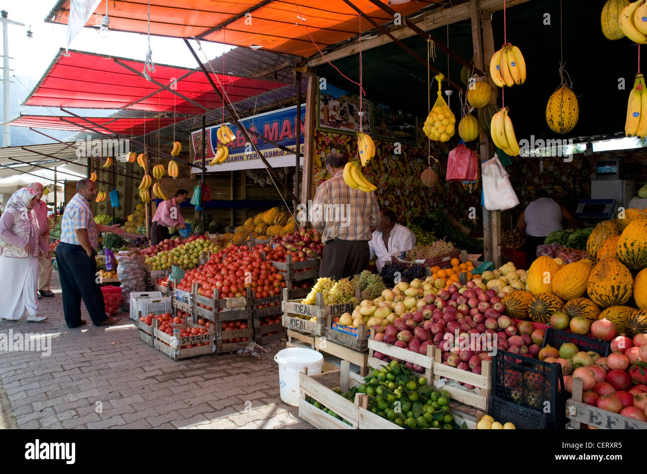 Woman fruit stall turkey hi-res stock photography and images - Alamy