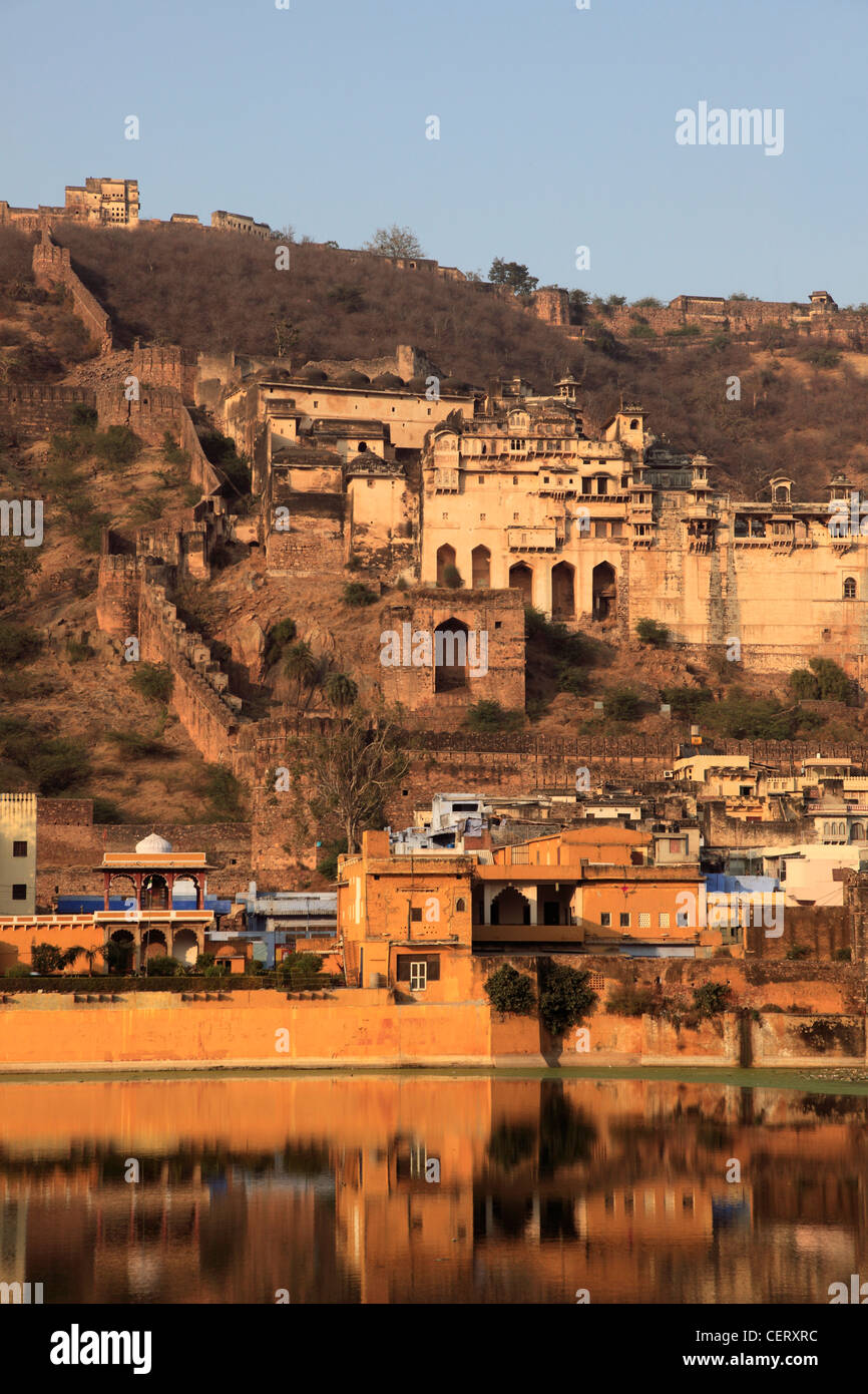 India, Rajasthan, Bundi, Nawal Sagar Lake, Garh Palace Stock Photo - Alamy