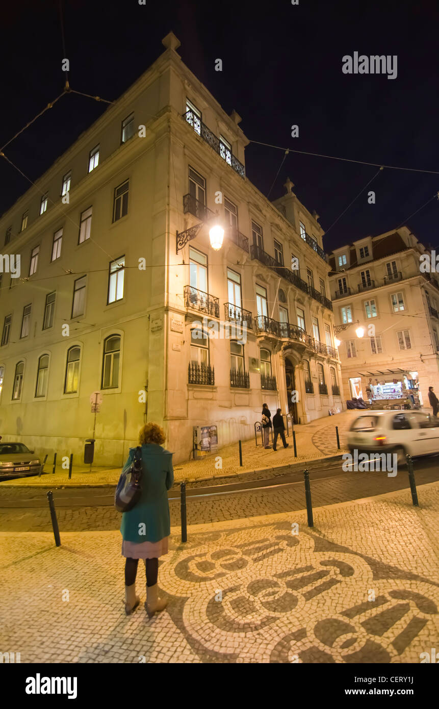 Chiado district. Lisbon. Portugal Stock Photo - Alamy