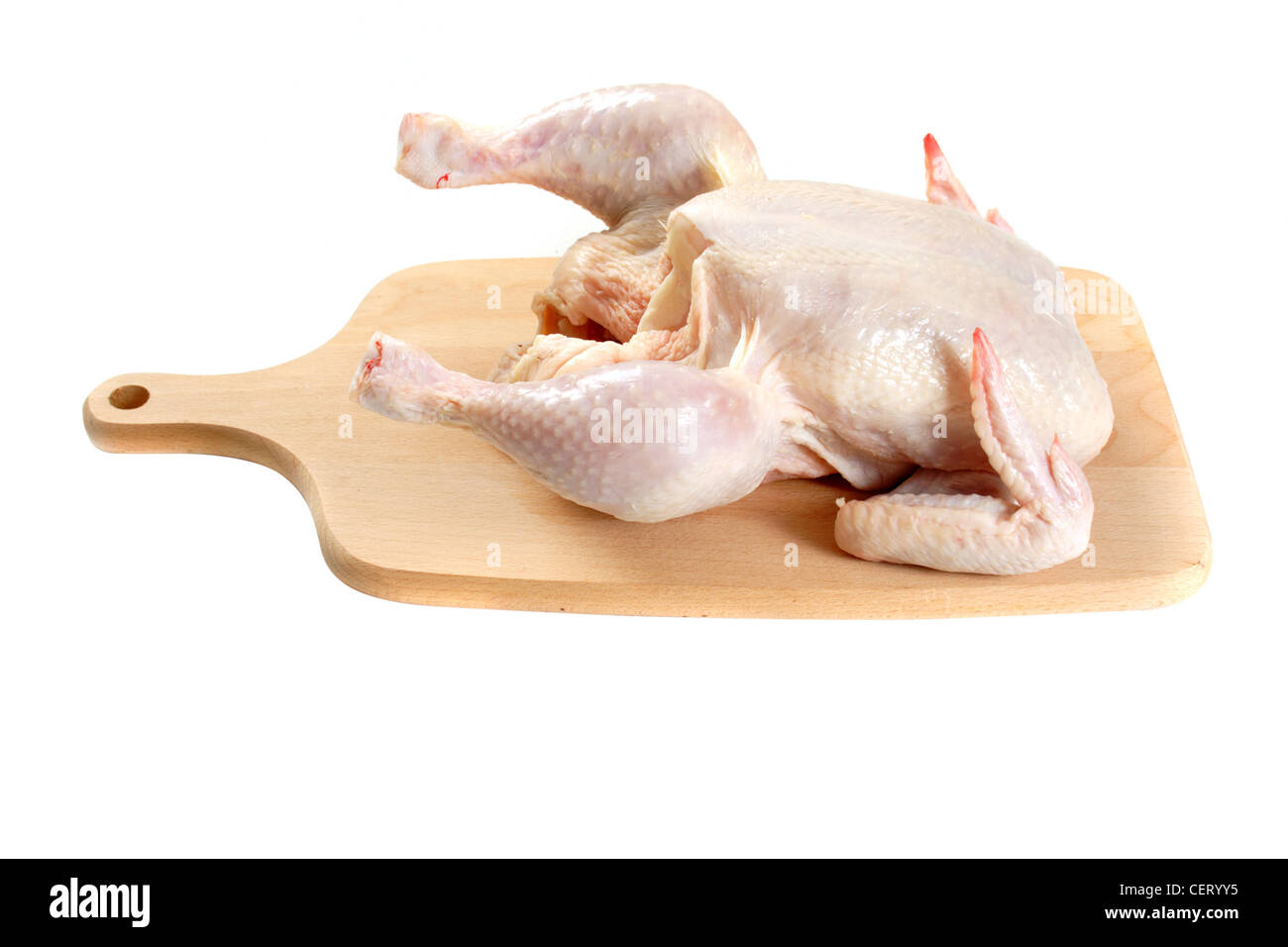 raw chicken photo on the white background Stock Photo - Alamy