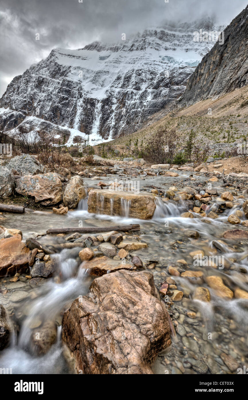 mount edith cavell Jasper Alberta Canada Stock Photo - Alamy
