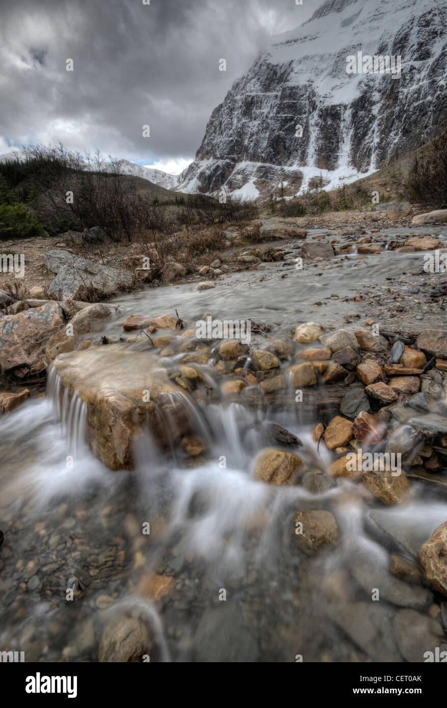 mount edith cavell Jasper Alberta Canada Stock Photo - Alamy