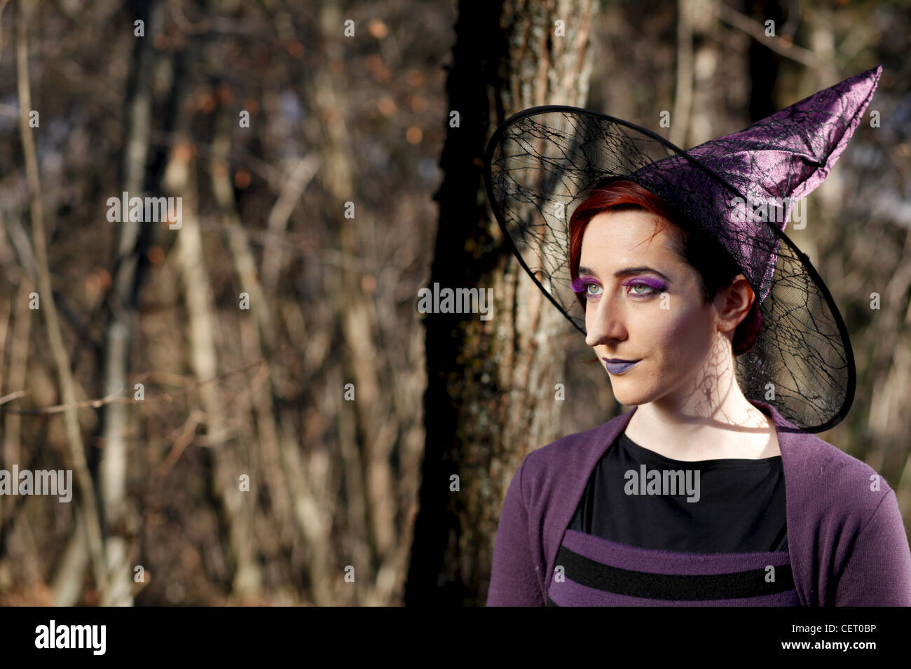 Witch in a forest hi-res stock photography and images - Alamy