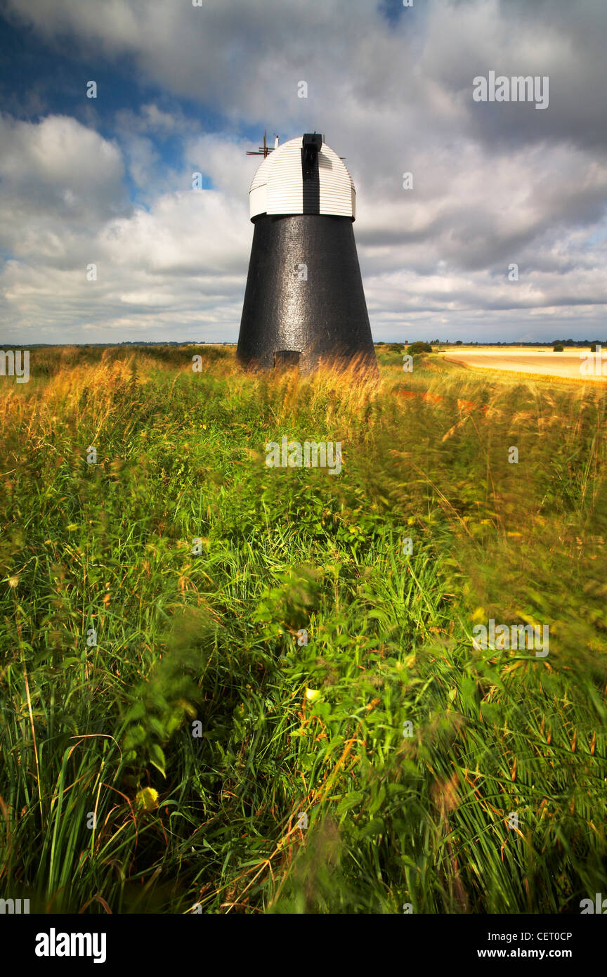 Runham Swim drainage mill on the Norfolk Broads Stock Photo - Alamy