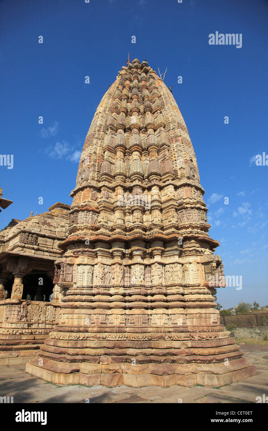 India, Rajasthan, Bijolia, Hajaresvara Mahadeva, hindu temple Stock ...