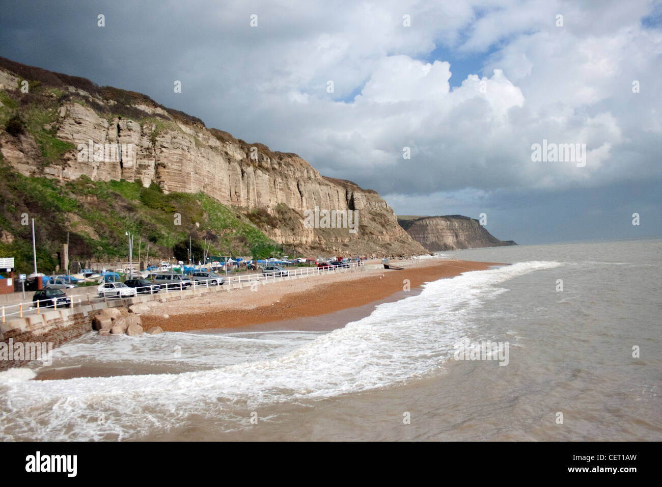 Hastings beach & seafront Stock Photo - Alamy