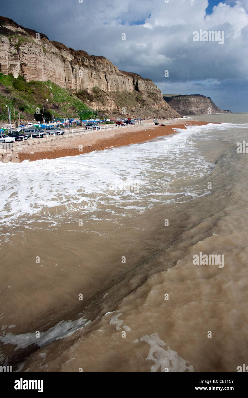 Hastings beach & seafront Stock Photo - Alamy