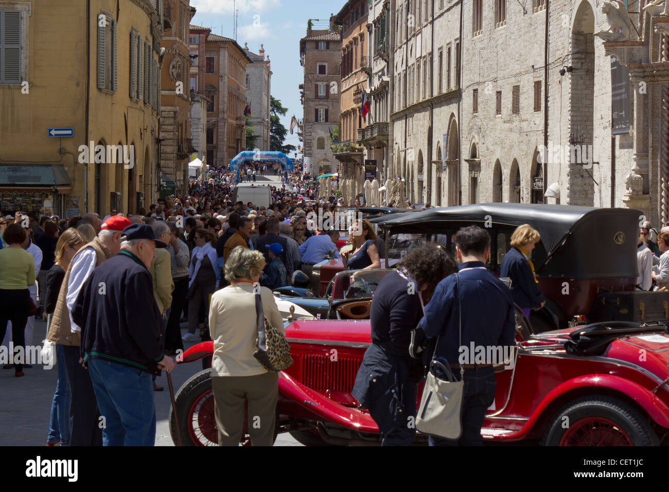 Perugia street umbria italy hi-res stock photography and images - Alamy