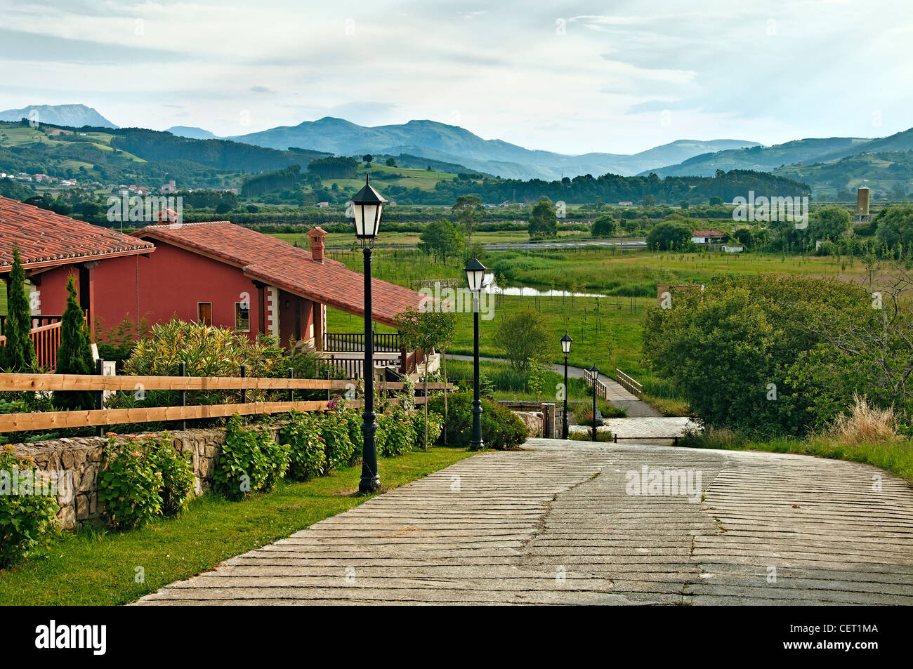 Chalet in the residential neighborhood of the town of Colindres in the ...