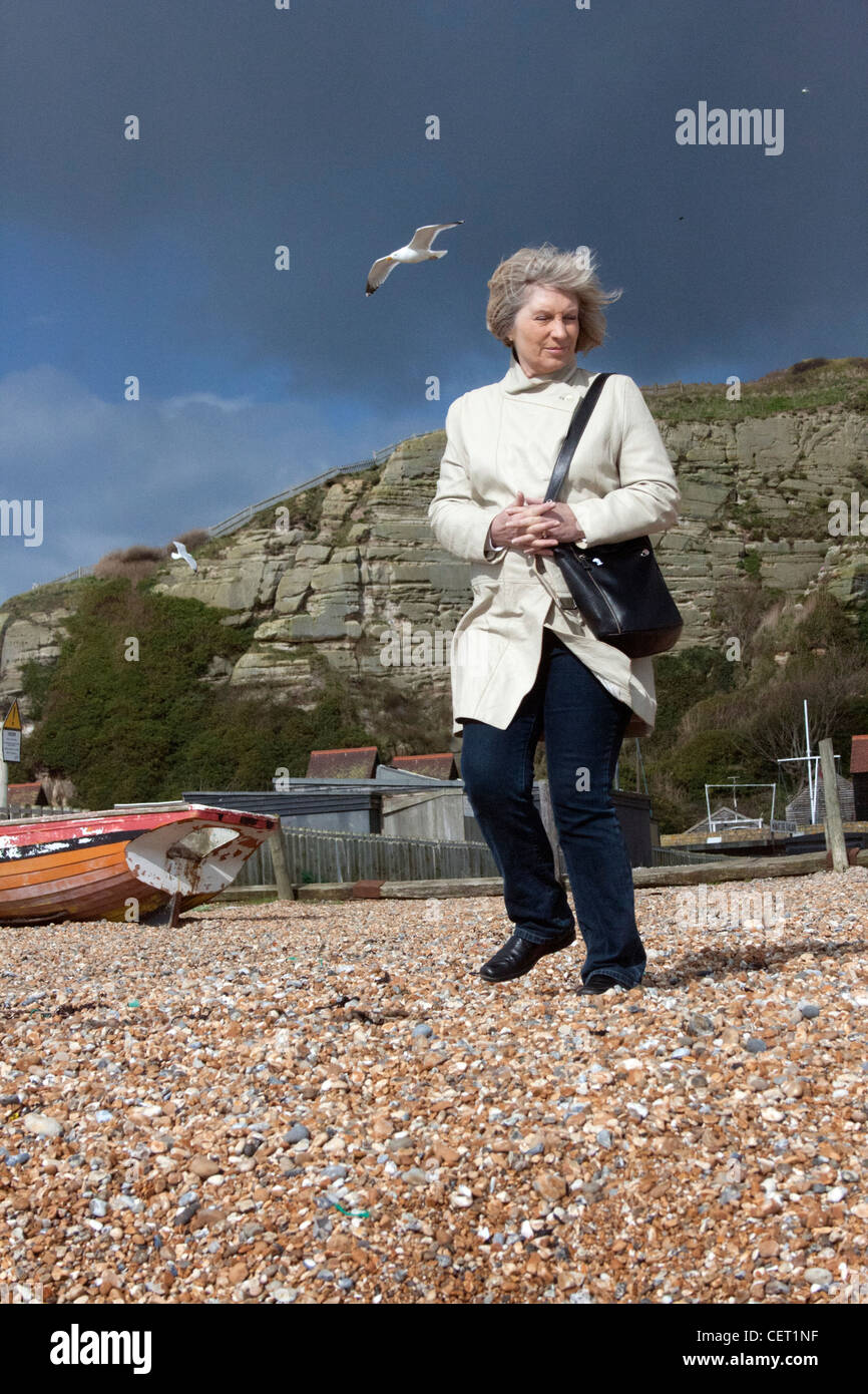 Hastings beach & seafront Stock Photo - Alamy