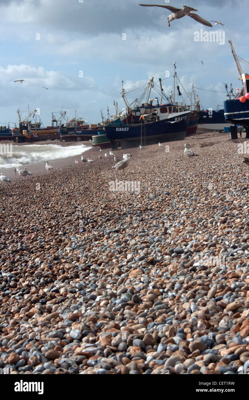 Hastings beach & seafront Stock Photo - Alamy