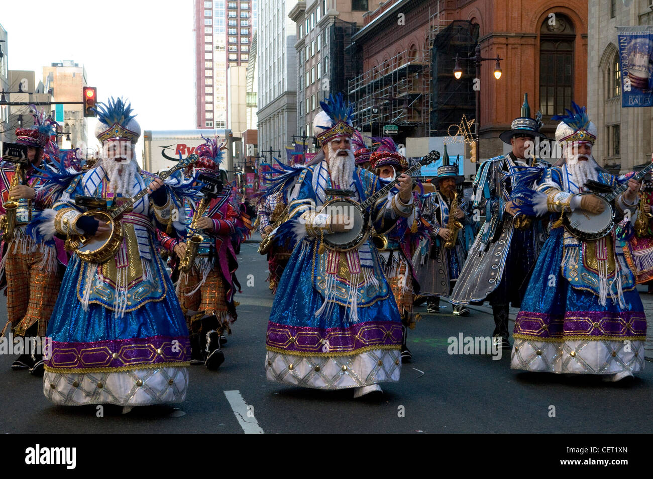 The colorful Mummers parade in Philadelphia Stock Photo - Alamy